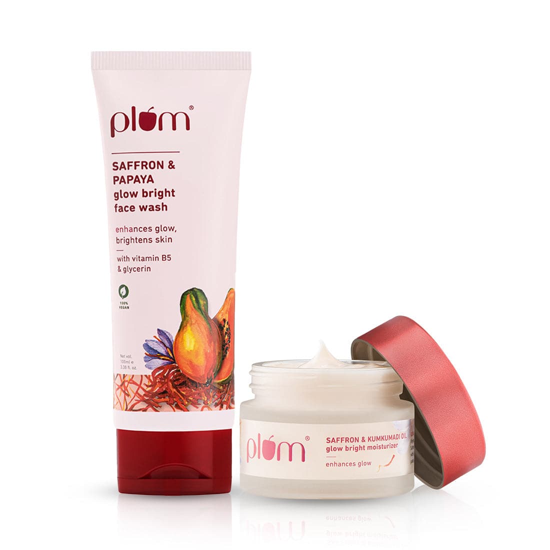 Shop Saffron Face Wash & Saffron Moisturizer for Glowing Skin – Plum