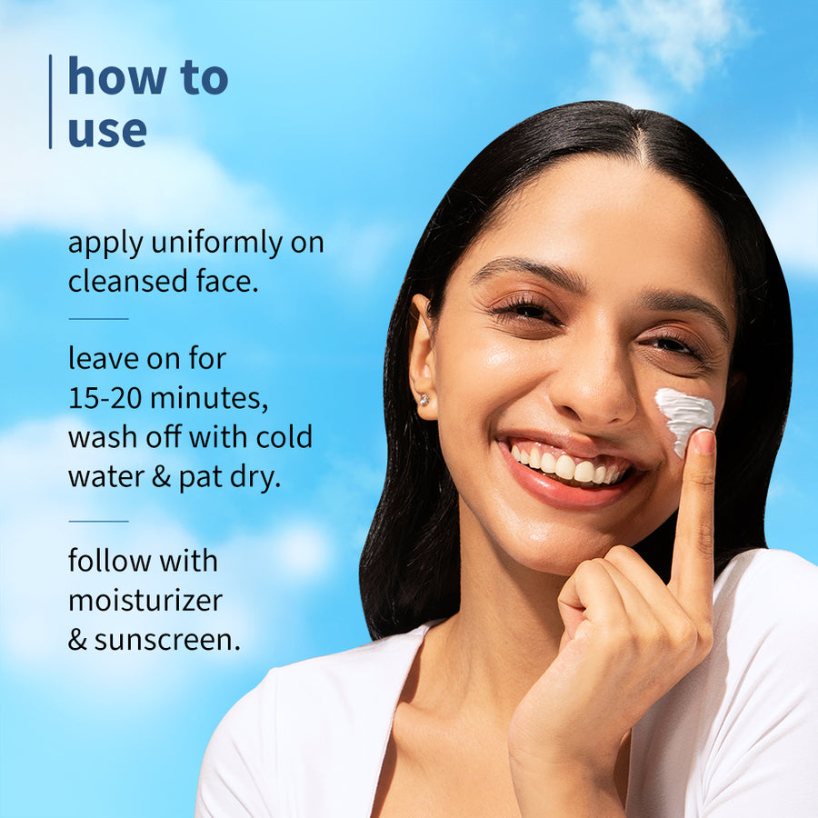 Buy Face Mask For Brighter Skin With Rice Water & 5% Niacinamide