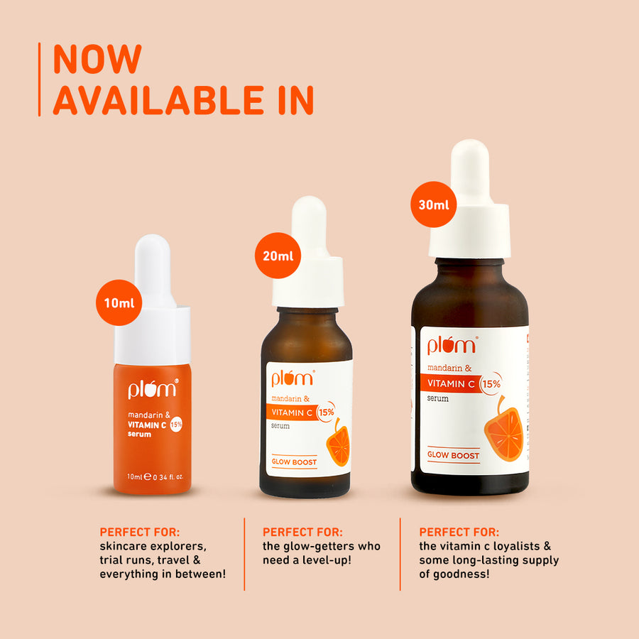 Buy Plum 15% Vitamin C Face Serum For Dark Spots & Glowing skin | Plum ...