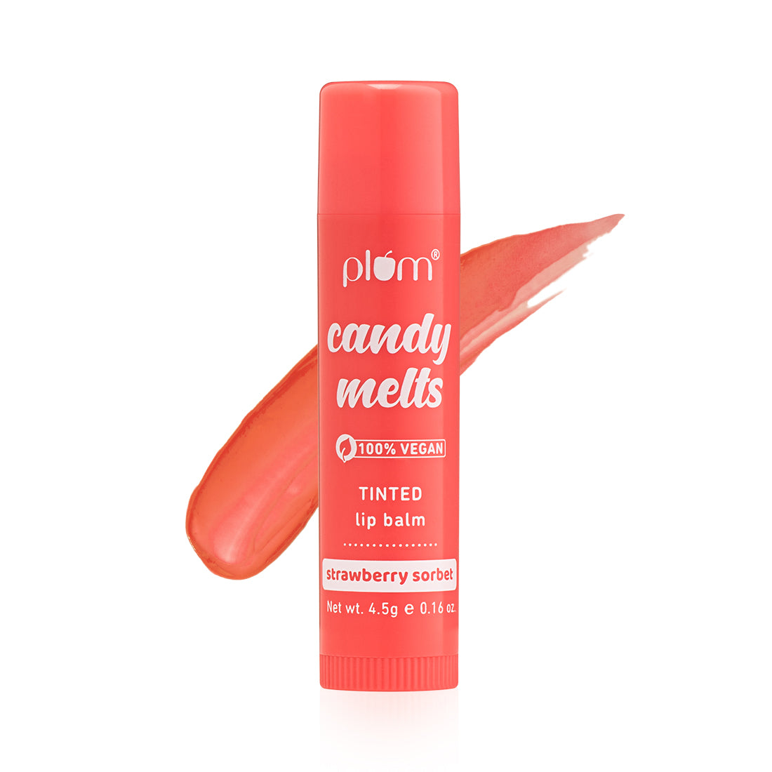 Buy Candy Melts Strawberry Sorbet Tinted Lip Balm | Plum Goodness