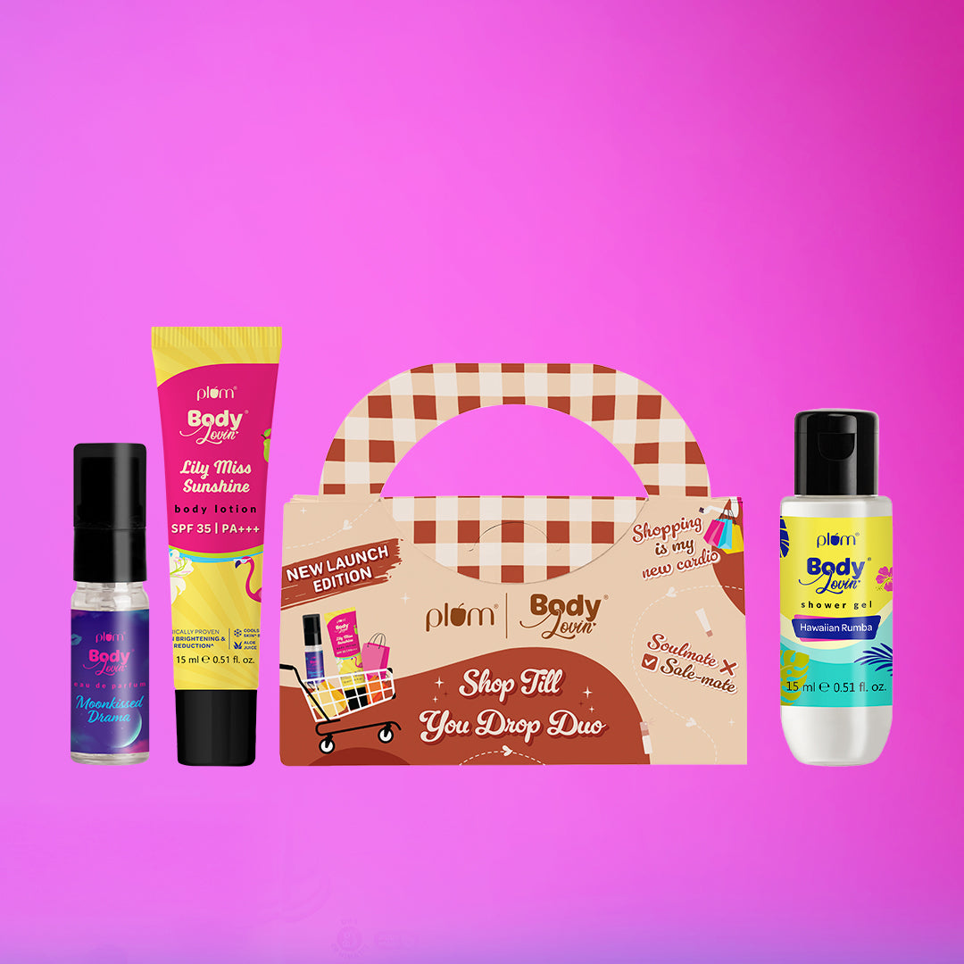 Body care Kit (body lotion + perfume + shower gel) – Plum