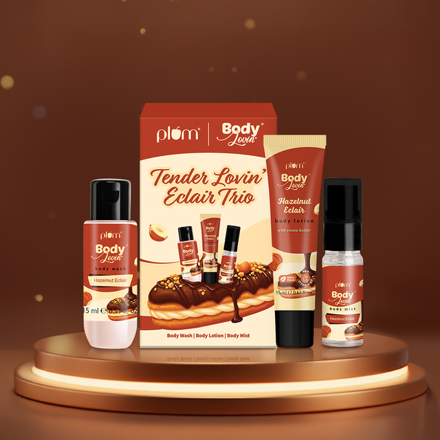 Plum BodyLovin' Tender Lovin' Eclair Trio | Body wash | Body Mist | Bo ...