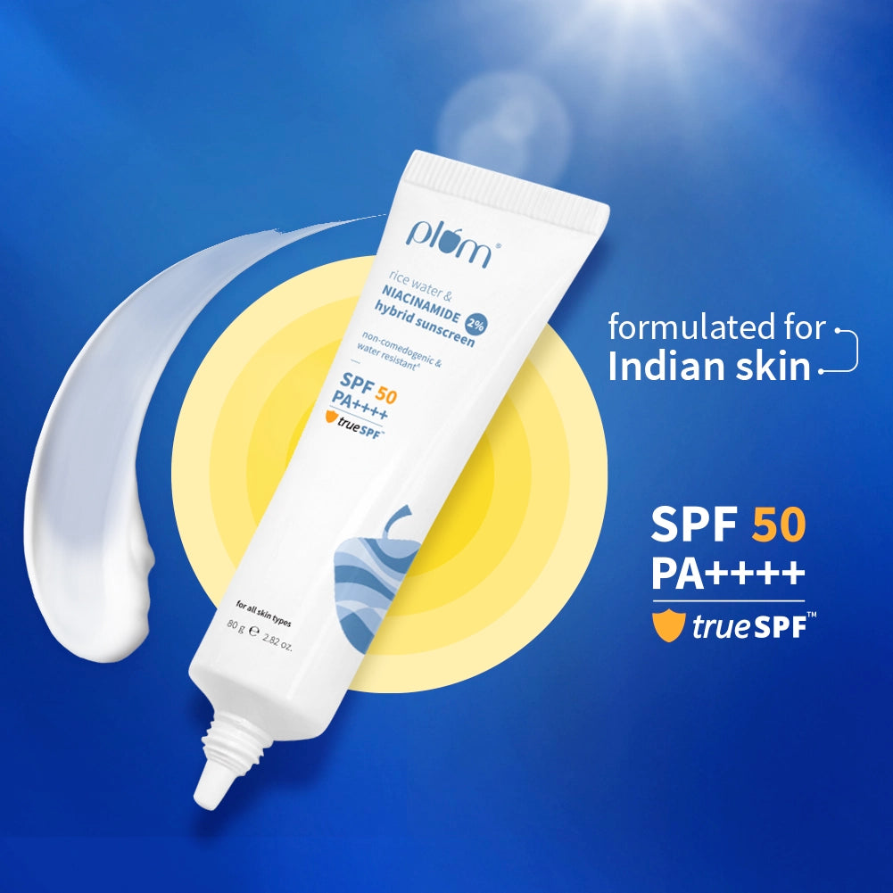 Niacinamide & Rice Water SPF 50 PA++++ Hybrid Sunscreen