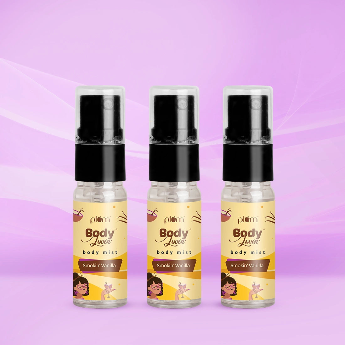 Smokin Vanilla Body Mist Trio – Plum