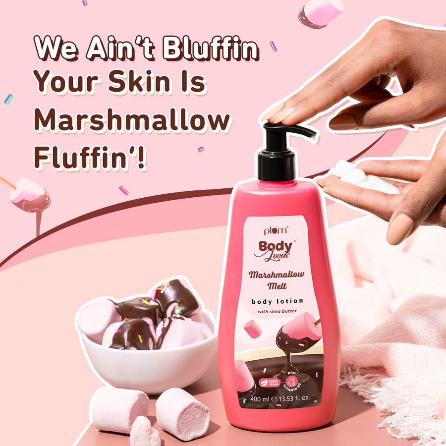 Shop Marshmallow Melt Body Lotion Online | Plum Goodness
