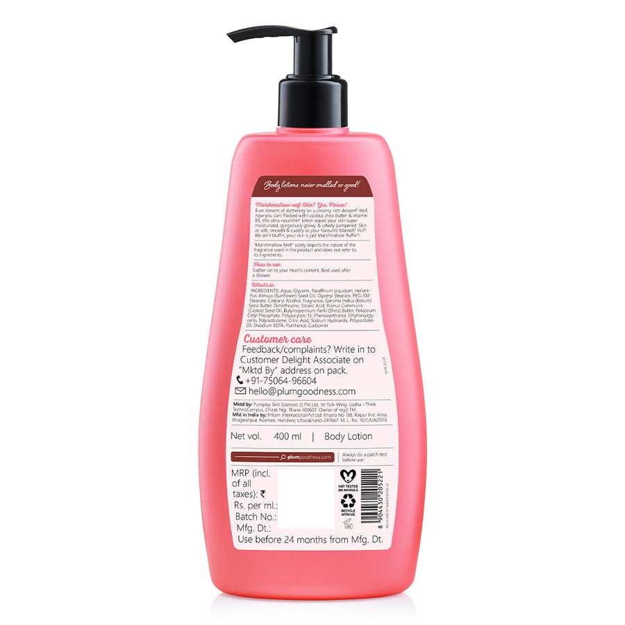 Shop Marshmallow Melt Body Lotion Online | Plum Goodness