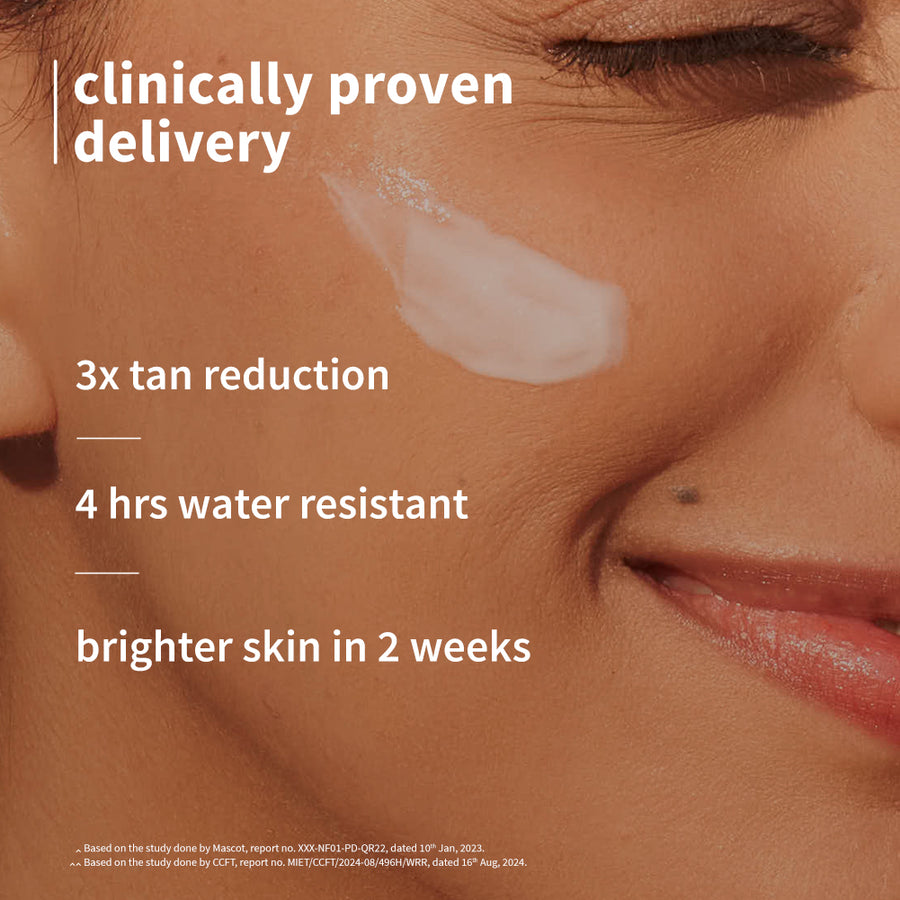 Niacinamide & Rice Water SPF 50 PA+++ Hybrid Sunscreen – Plum
