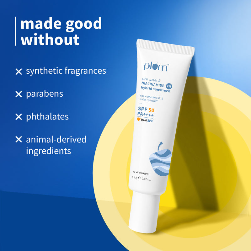 Niacinamide & Rice Water SPF 50 PA++++ Hybrid Sunscreen