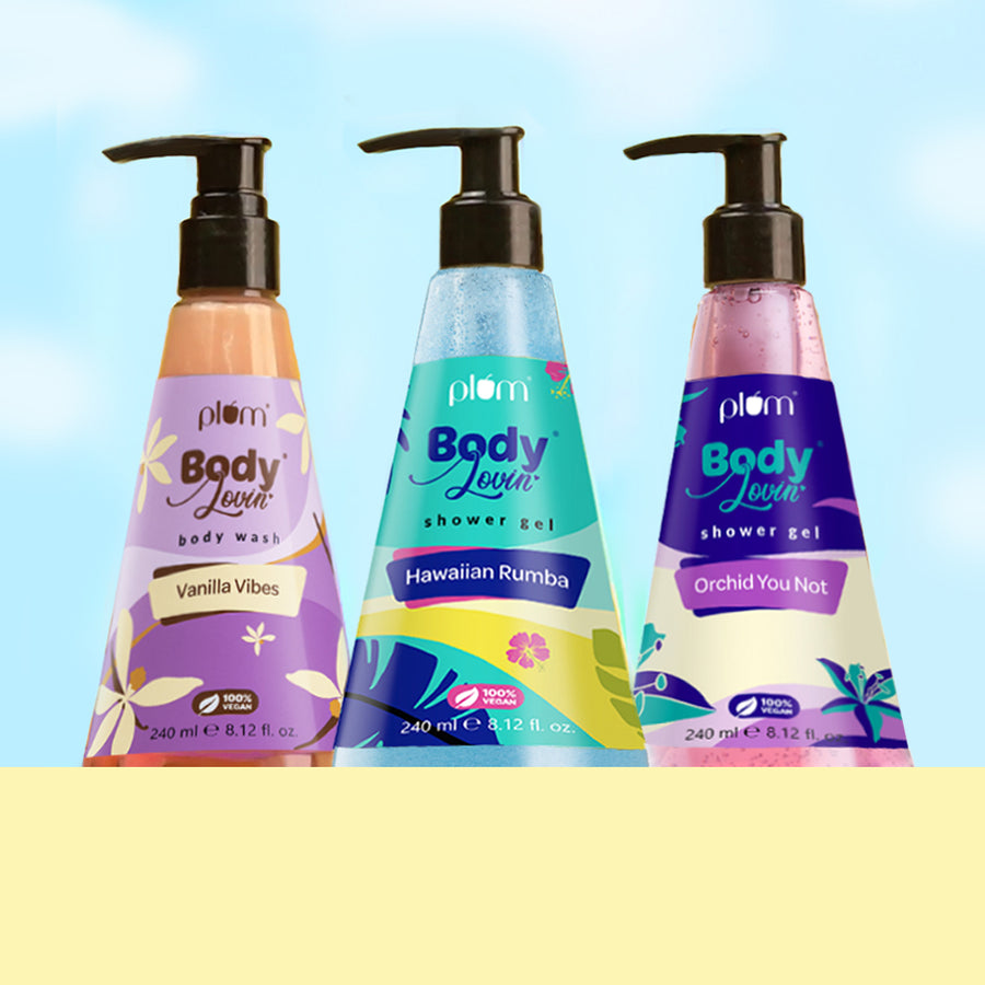 Set of 3 Body Washes | Warm, Tropical & Floral Fragrances | SLS Free ...