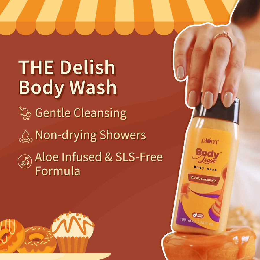 Vanilla Caramello Bath & Body Gift Set by Plum BodyLovin' – Plum