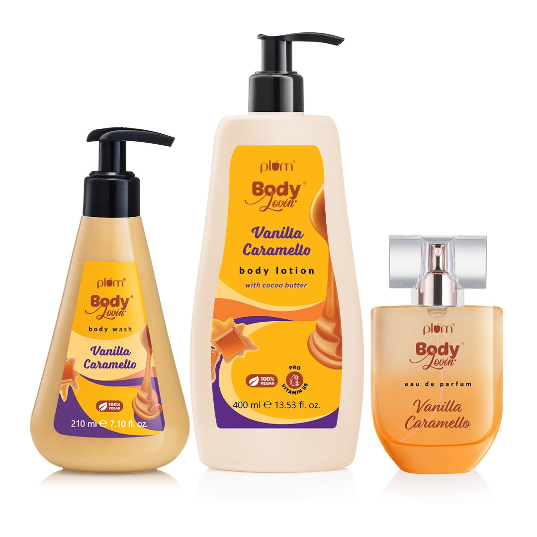 Best Of Vanilla Caramello Trio by Plum bodyLovin' – Plum