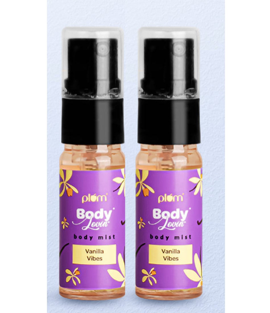 Vanilla vibes body mist duo – Plum